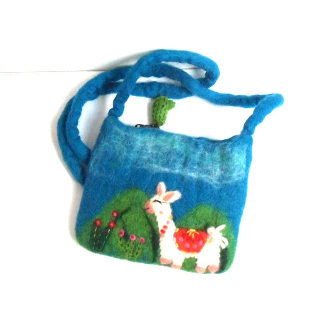 Alpaca Llama felt bag – Everything Alpaca